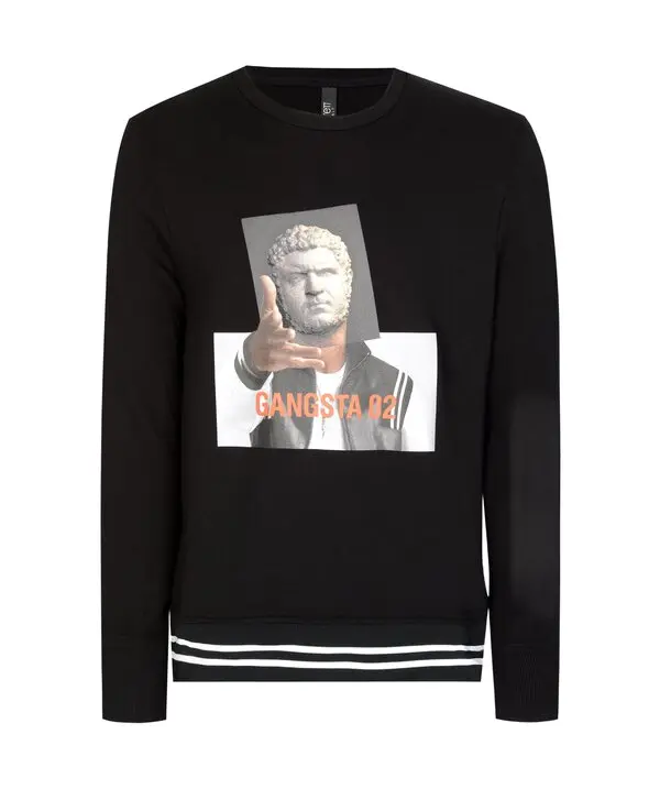 Neil Barrett Graphic Printed Crewneck Sweatshirt