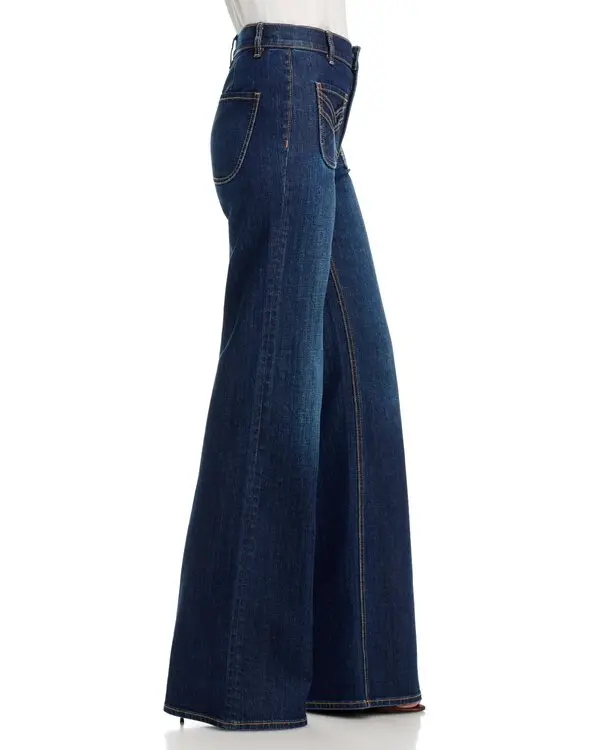 Ramy Brook Heidi High Rise Wide Leg Jeans