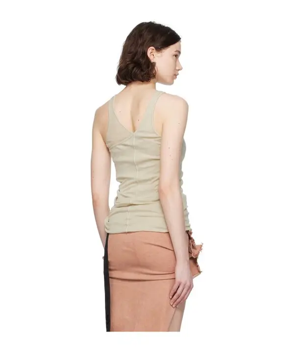 Rick Owens Double Ziggy Banana Jersey Tank Top