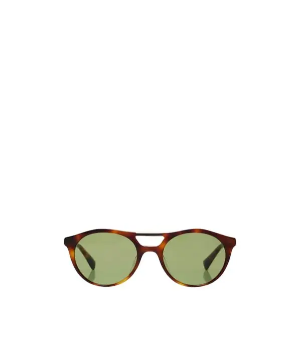 Brunello Cucinelli Sartorial Sunset Round Sunglasses