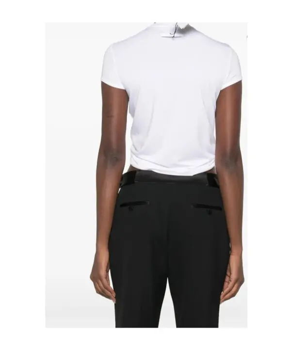 JEAN PAUL GAULTIER Short Sleeve Top With Pleated Design