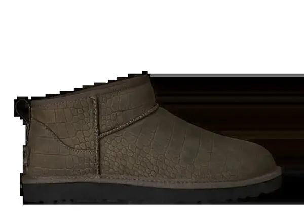 UGG Classic Ultra Mini Embossed Ankle Boots