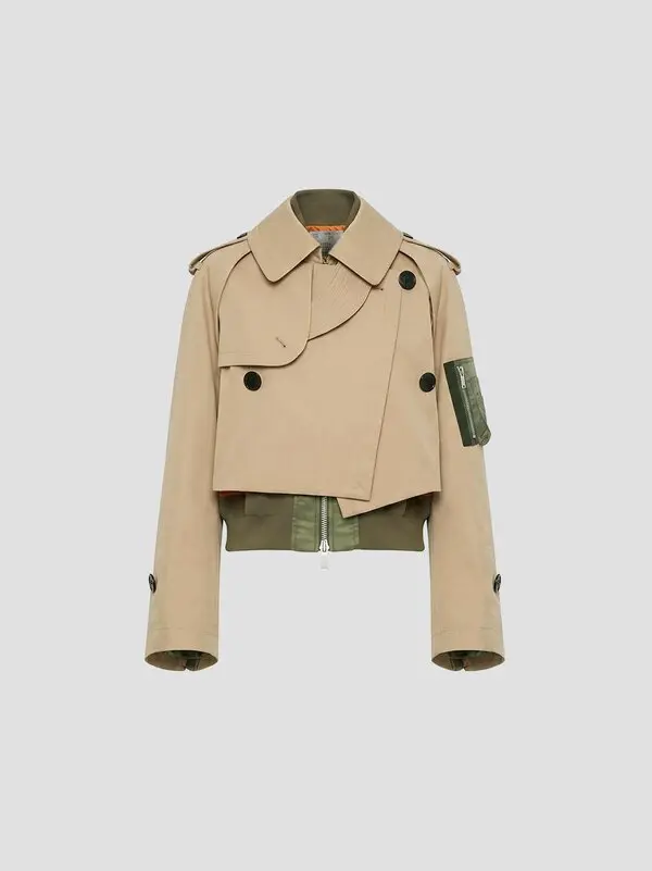 Sacai Cotton Gabardine Blouson