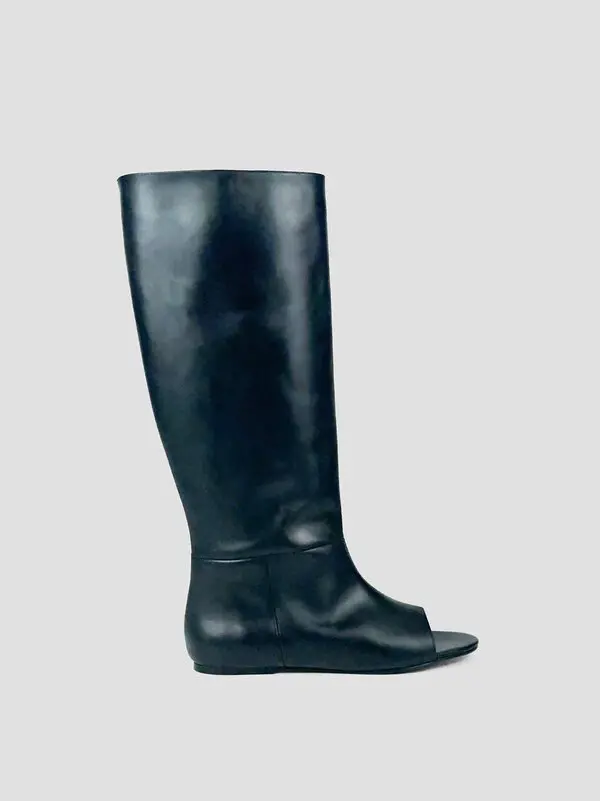 Gimaguas Knee High Peep Toe Boots