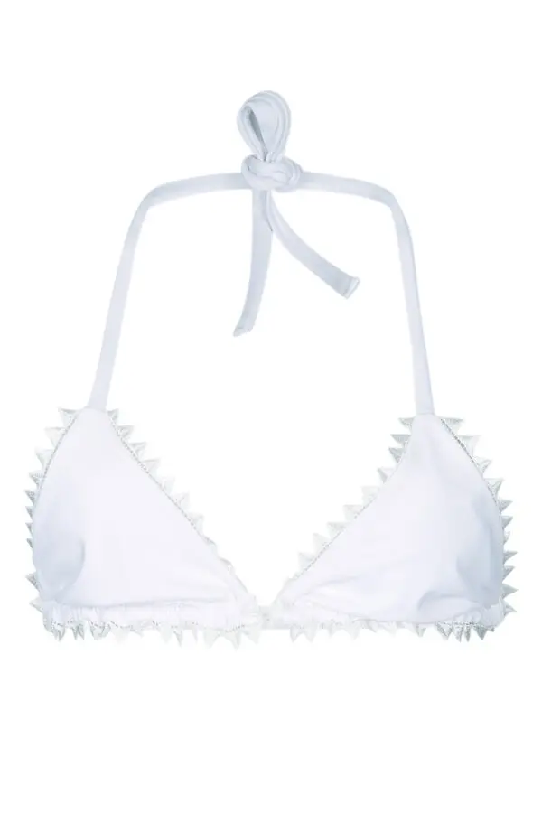 Jacquemus Triangle Bikini Top - Black