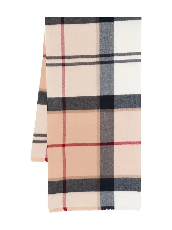 Barbour 100% Lambswool Scarf - Beige