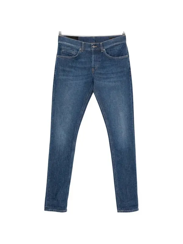 DONDUP Gots-certified Stretch Cotton Jeans - Navy