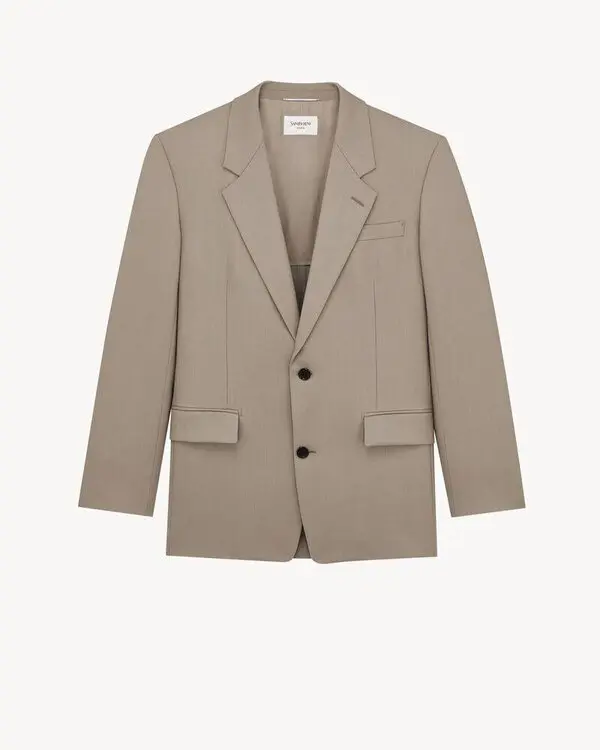 Saint Laurent Fluid Single-button Jacket