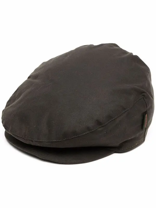 Barbour Cotton Flat Peak Cap With Dart Detailing