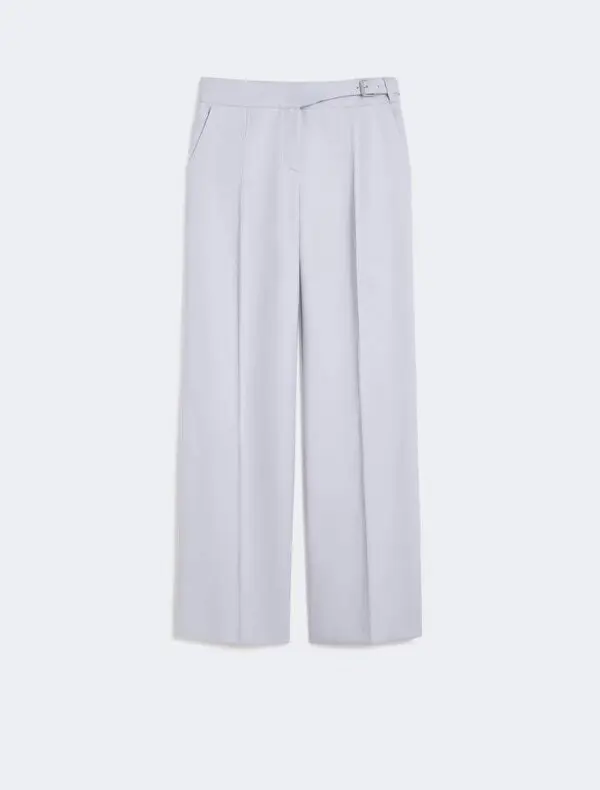 Sportmax Wide-leg Trousers With Belt Detail