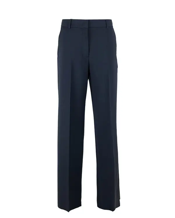 Max Mara Tailored Straight-leg Trousers - Blu