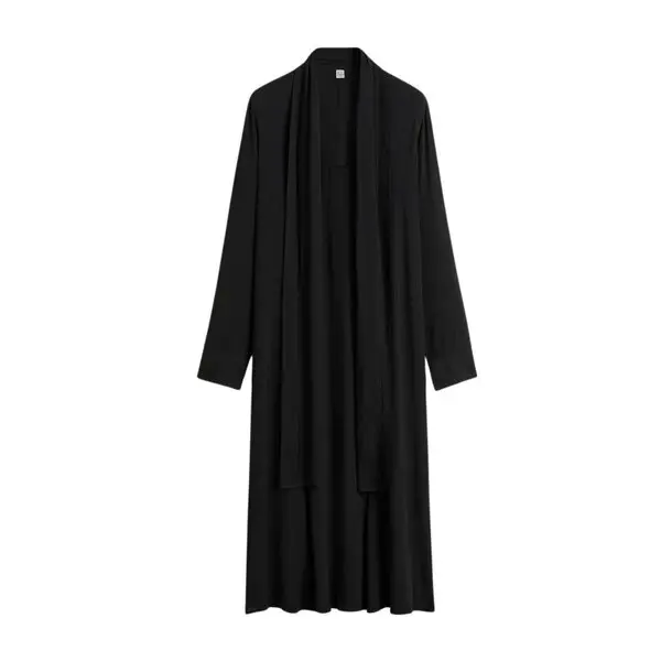 TOTEME Round Neckline Dress - Black