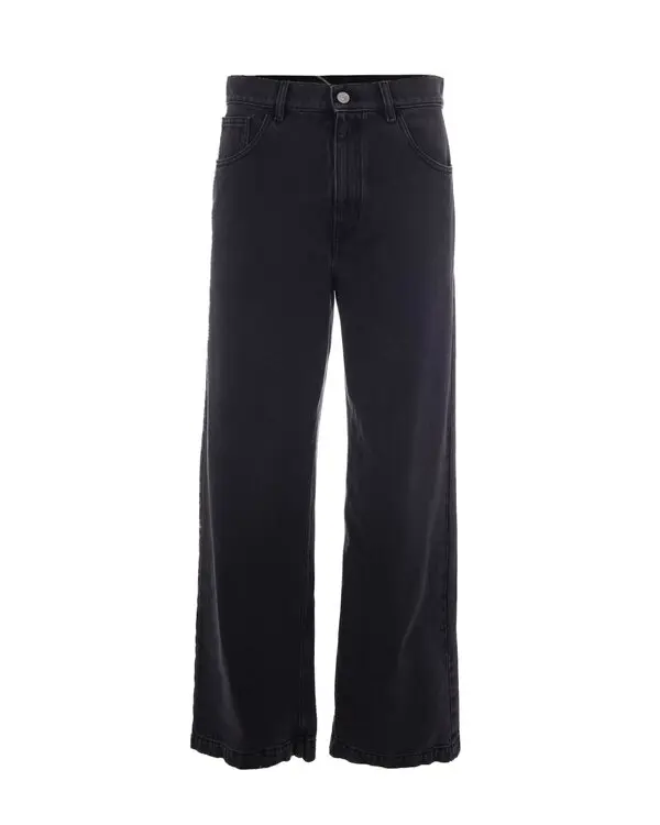 Marni Wide-leg Cotton Jeans