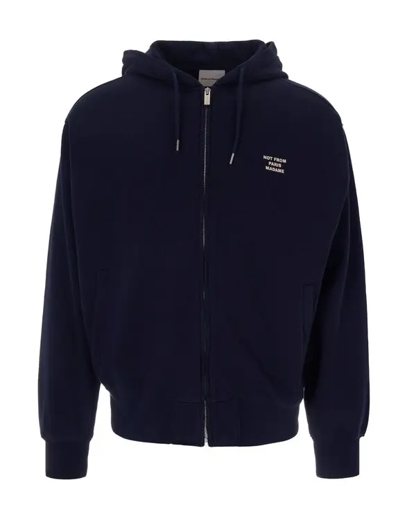 Drole De Monsieur Graphic Zip-up Hoodie