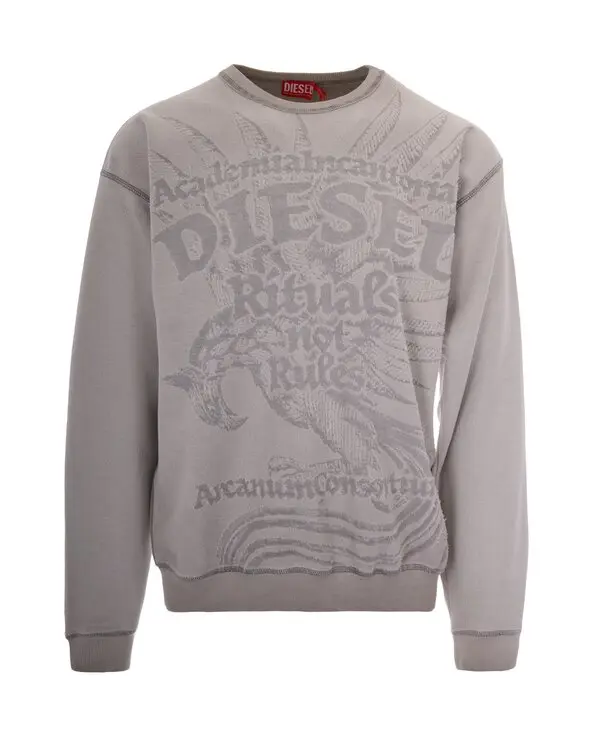 DIESEL® Graphic Crewneck Sweater