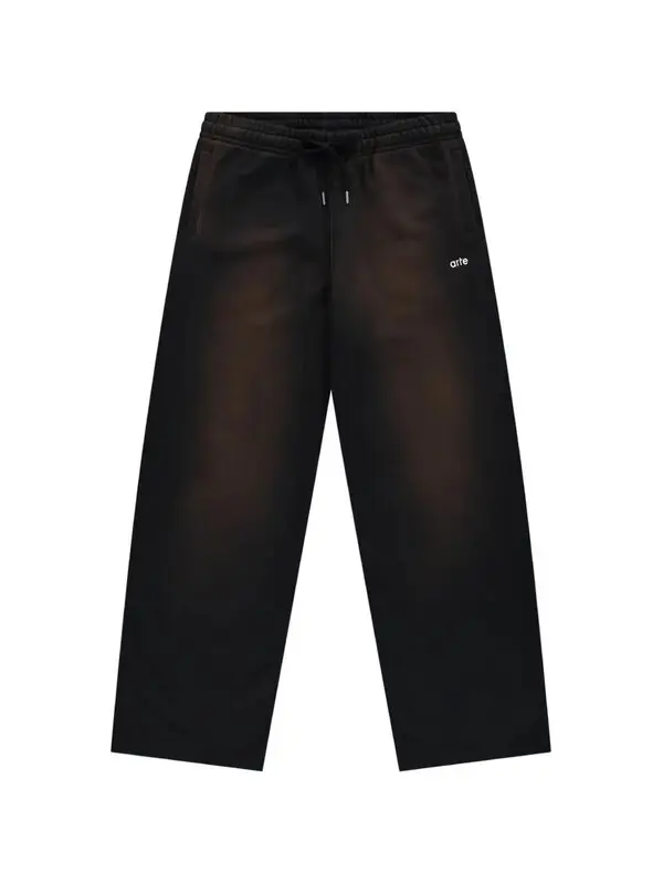 ARTE ANTWERP Sunfade Cotton Sweatpants - Black