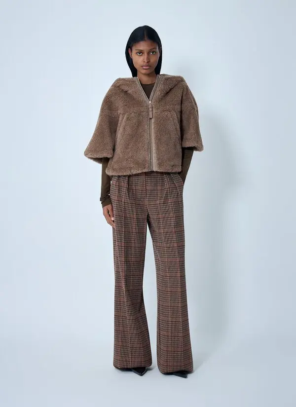 Max Mara Wool-and-cashmere Blend Cropped Hooded Jacket