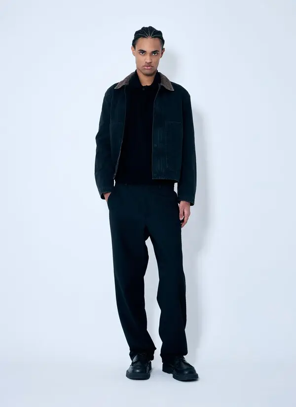 Saint Laurent Wool Polo Shirt