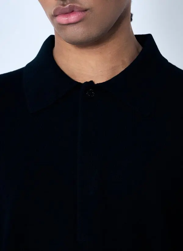 Saint Laurent Wool Polo Shirt