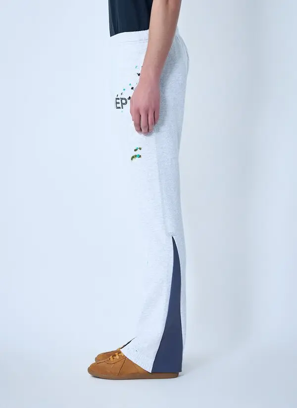 GALLERY DEPT. Logo Painted Flare Sweatpants