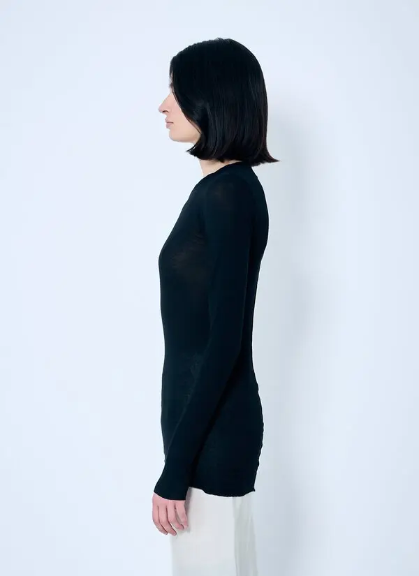 Rick Owens Rib Long Sleeve Top