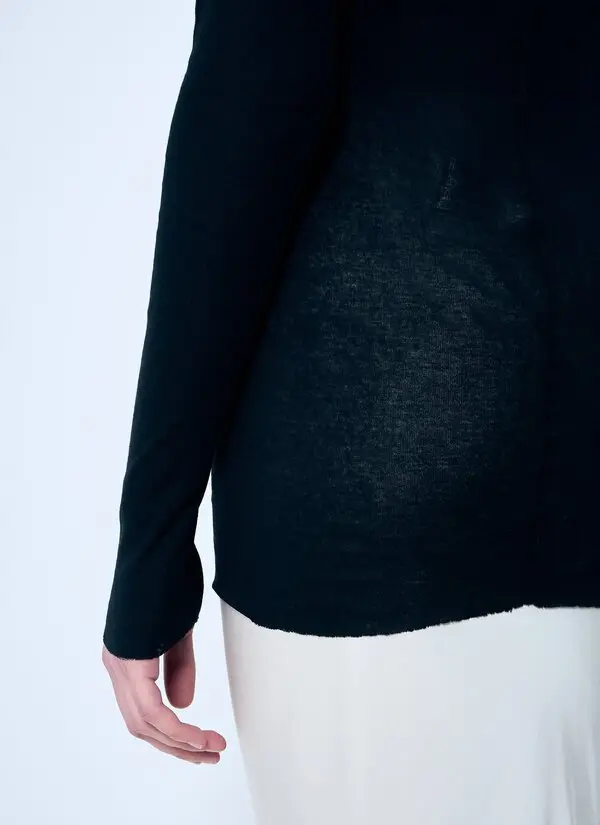 Rick Owens Rib Long Sleeve Top
