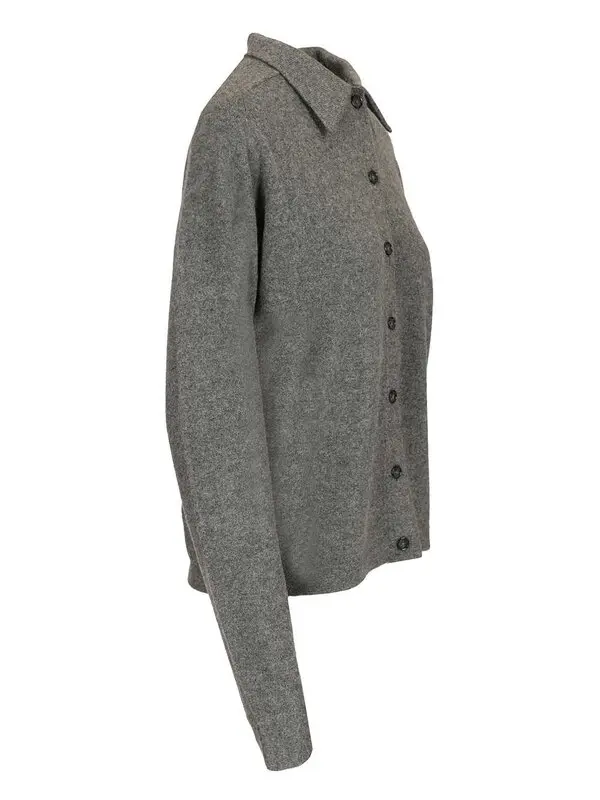TOTEME Cashmere Raglan Sleeve Cardigan - Gray