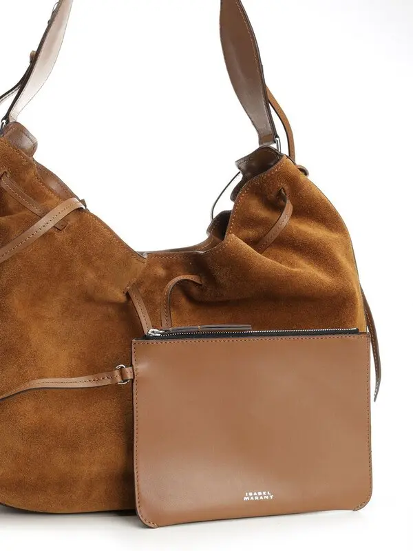 Isabel Marant Étoile Bolton Medium Suede Shoulder Bag