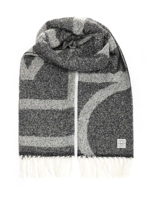 TOTEME Monogram Jacquard Scarf