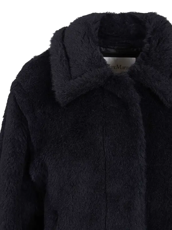 Max Mara Fuggito Short Teddy Single Breast Coat