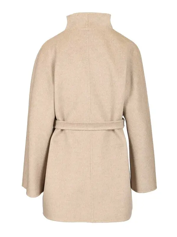 Max Mara Short Cashmere Cardigan Coat - Cream