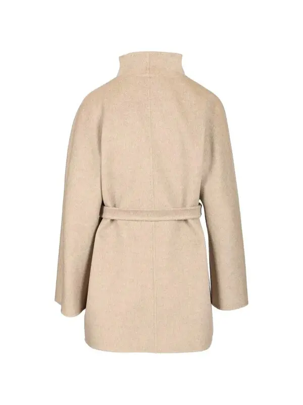 Max Mara Short Cashmere Cardigan Coat - Cream