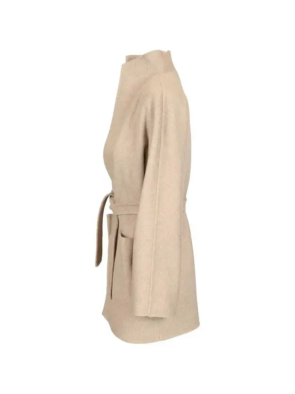 Max Mara Short Cashmere Cardigan Coat - Cream