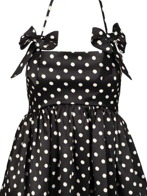 GANNI Polka Dot Mini Dress