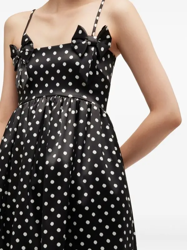 GANNI Polka Dot Mini Dress