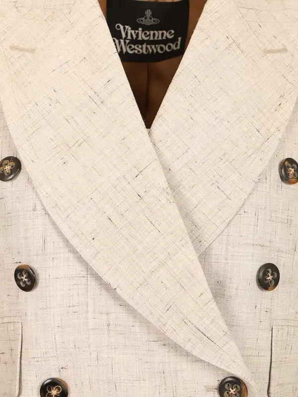 VIVIENNE WESTWOOD Double-breasted Cropped Blazer