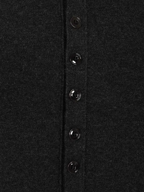 LEMAIRE Ribbed Trim Turtleneck Cardigan