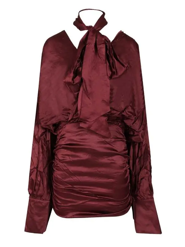 ROTATE BY BIRGER CHRISTENSEN Silk Dress