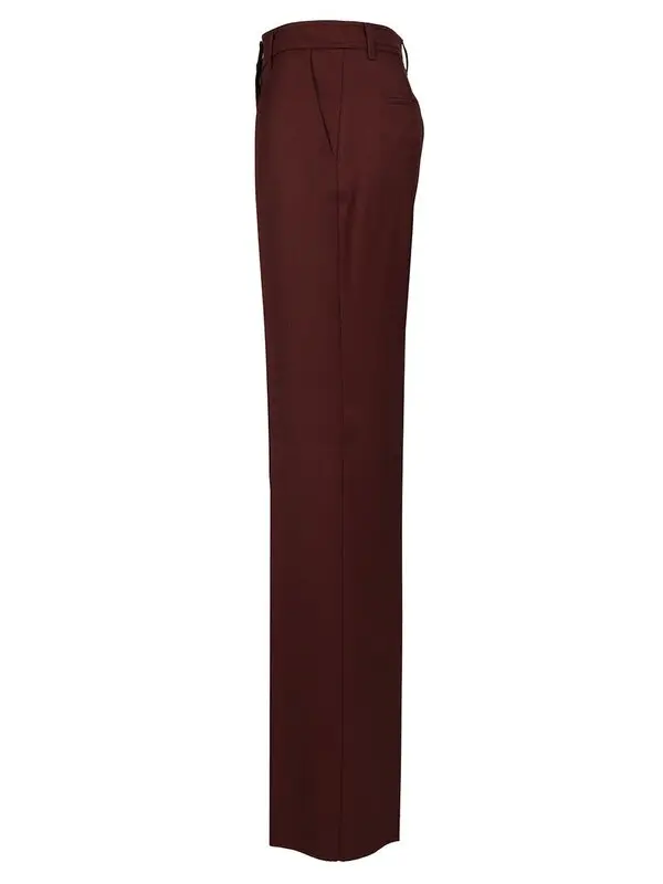 Max Mara Wool Gabardine Trousers