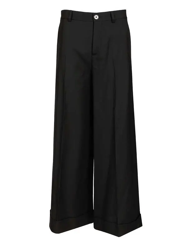 Celine Wool Gabardine Dock Trousers