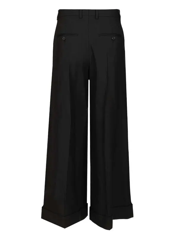 Celine Wool Gabardine Dock Trousers