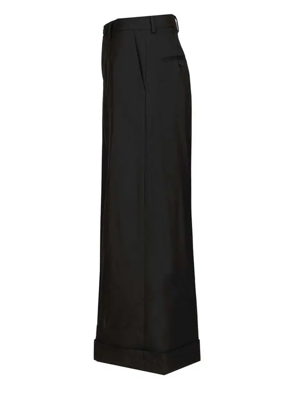 Celine Wool Gabardine Dock Trousers