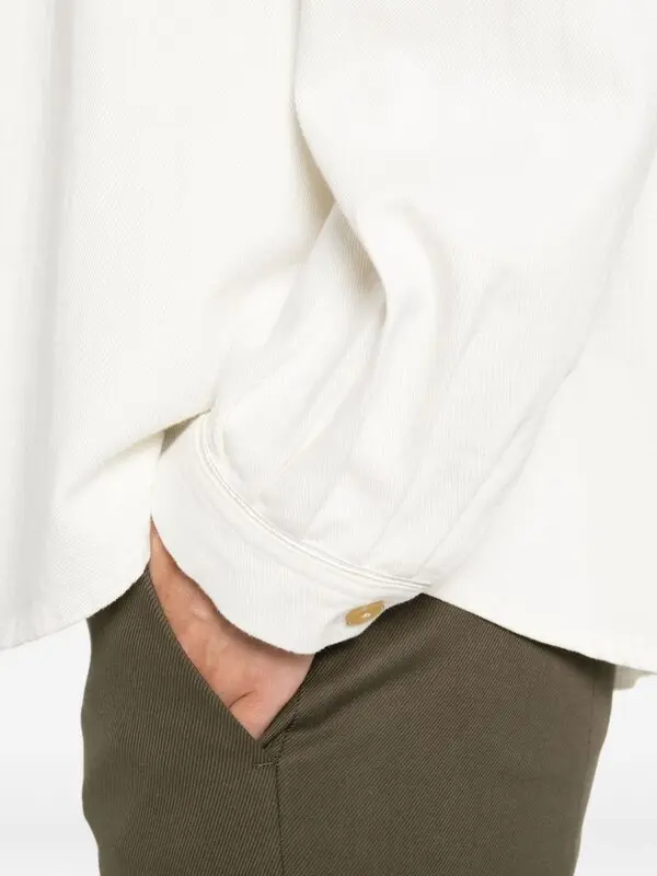FORTE_FORTE Cotton Shirt With Puff Sleeves - White