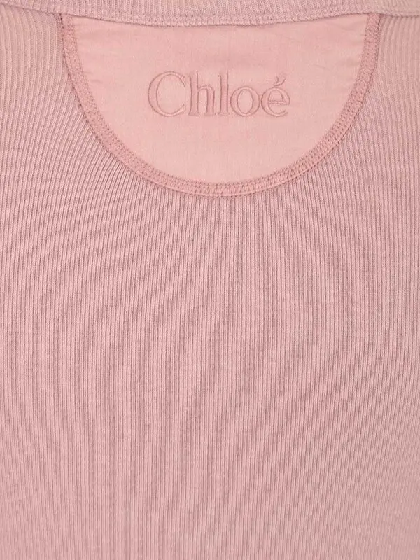 Chloé Cotton Henley Shirt
