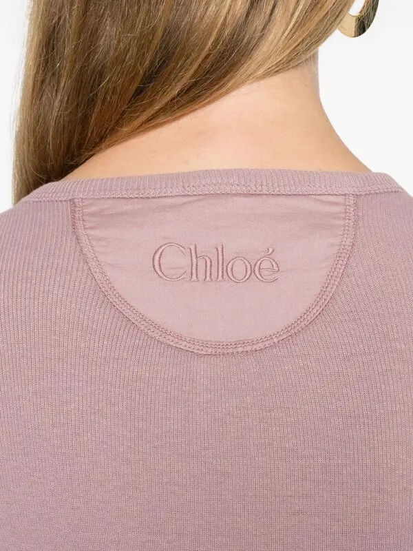 Chloé Cotton Henley Shirt
