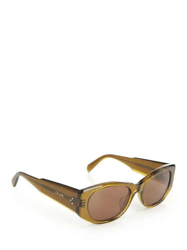 Celine Rectangular Acetate Sunglasses