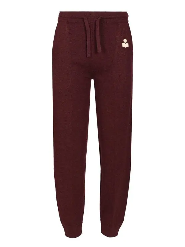 Isabel Marant Étoile Relaxed Fit Track Pants With Embroidered Logo - Multicolor