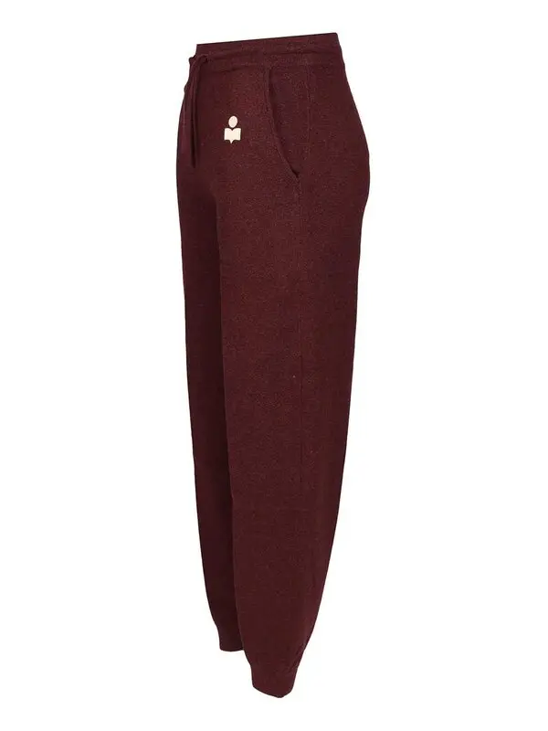 Isabel Marant Étoile Relaxed Fit Track Pants With Embroidered Logo - Multicolor