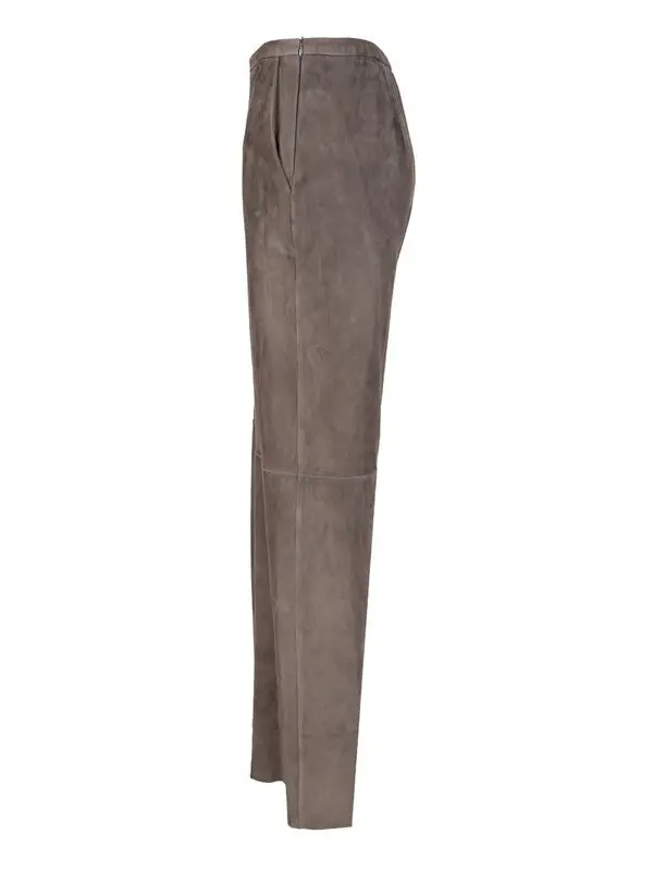FORTE_FORTE Lightweight Suede Trousers