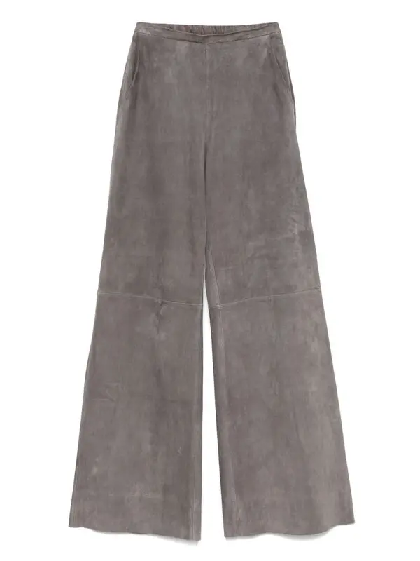 FORTE_FORTE Lightweight Suede Trousers